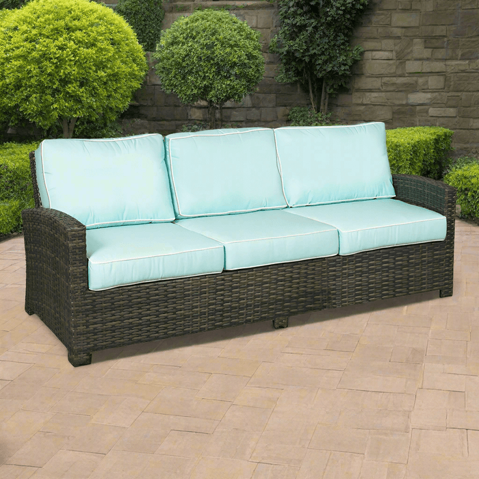 Forever Patio Brookside Wicker 3 Seater Sofa