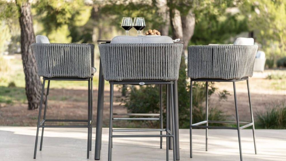 Boston Barstool with Sunbrella Cushion - Stylish Outdoor Seating ...