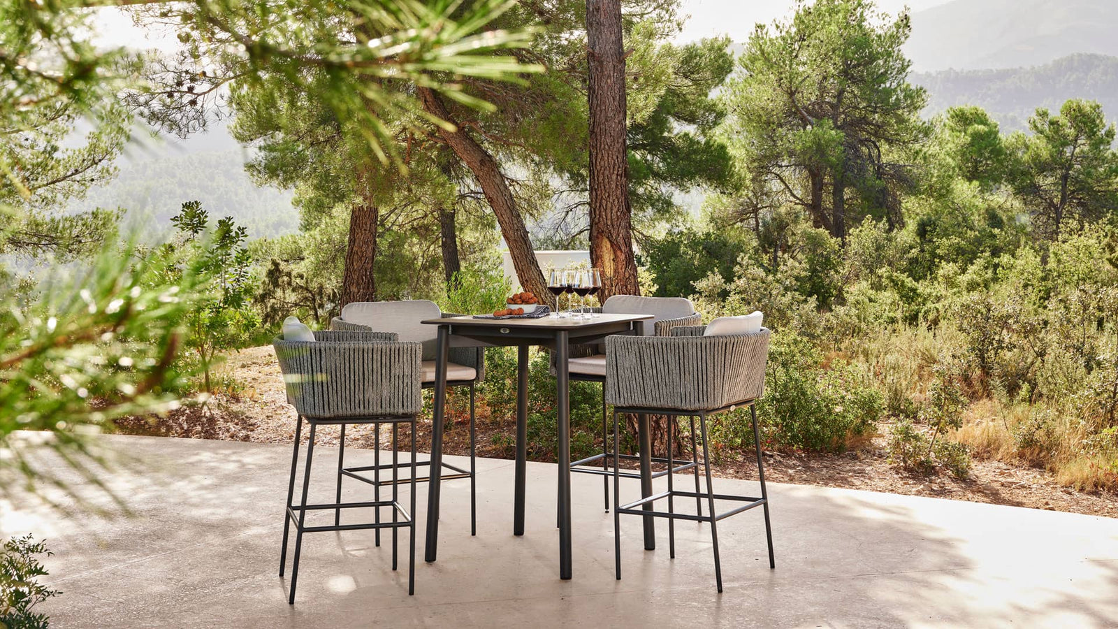 Boston Barstool with Sunbrella Cushion - Stylish Outdoor Seating ...