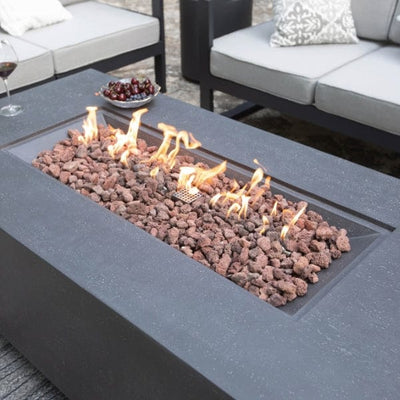 Elementi Metropolis Fire Pit Table - 45,000 BTUs, Light Gray - Buy Now!