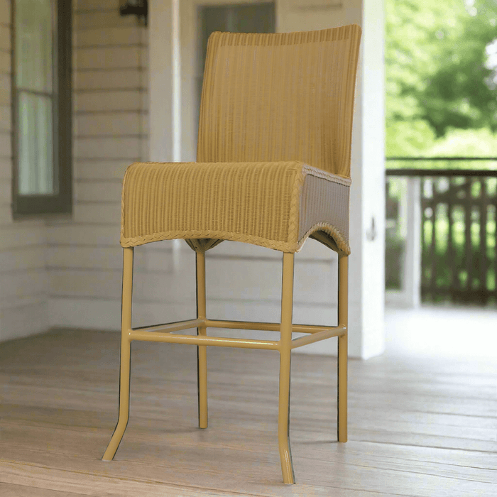 Lloyd Flanders Loom Square Top Bar Stool | Shop Modern Wicker