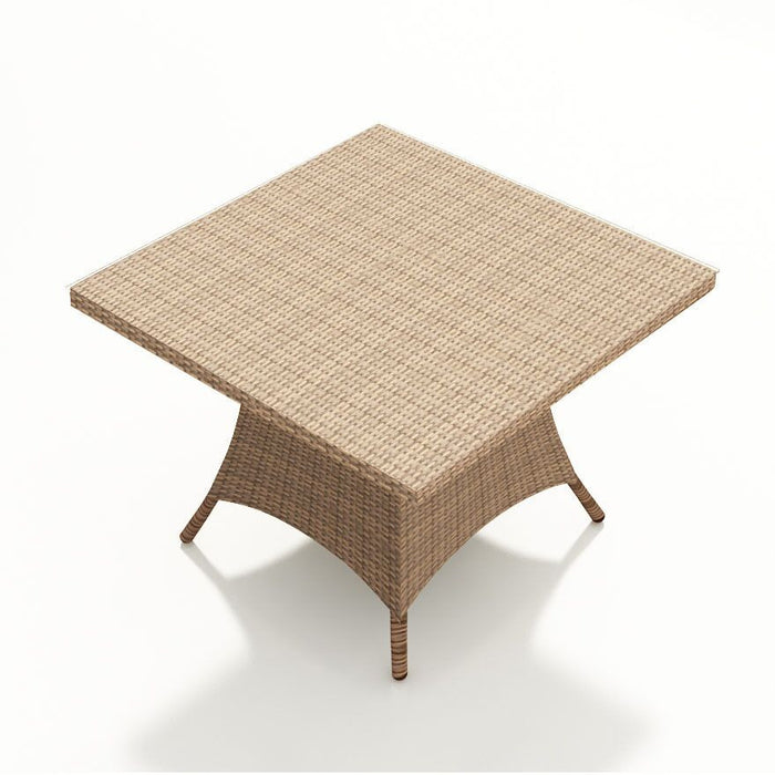 Forever Patio Hampton Wicker 48 Inch Square Dining Table